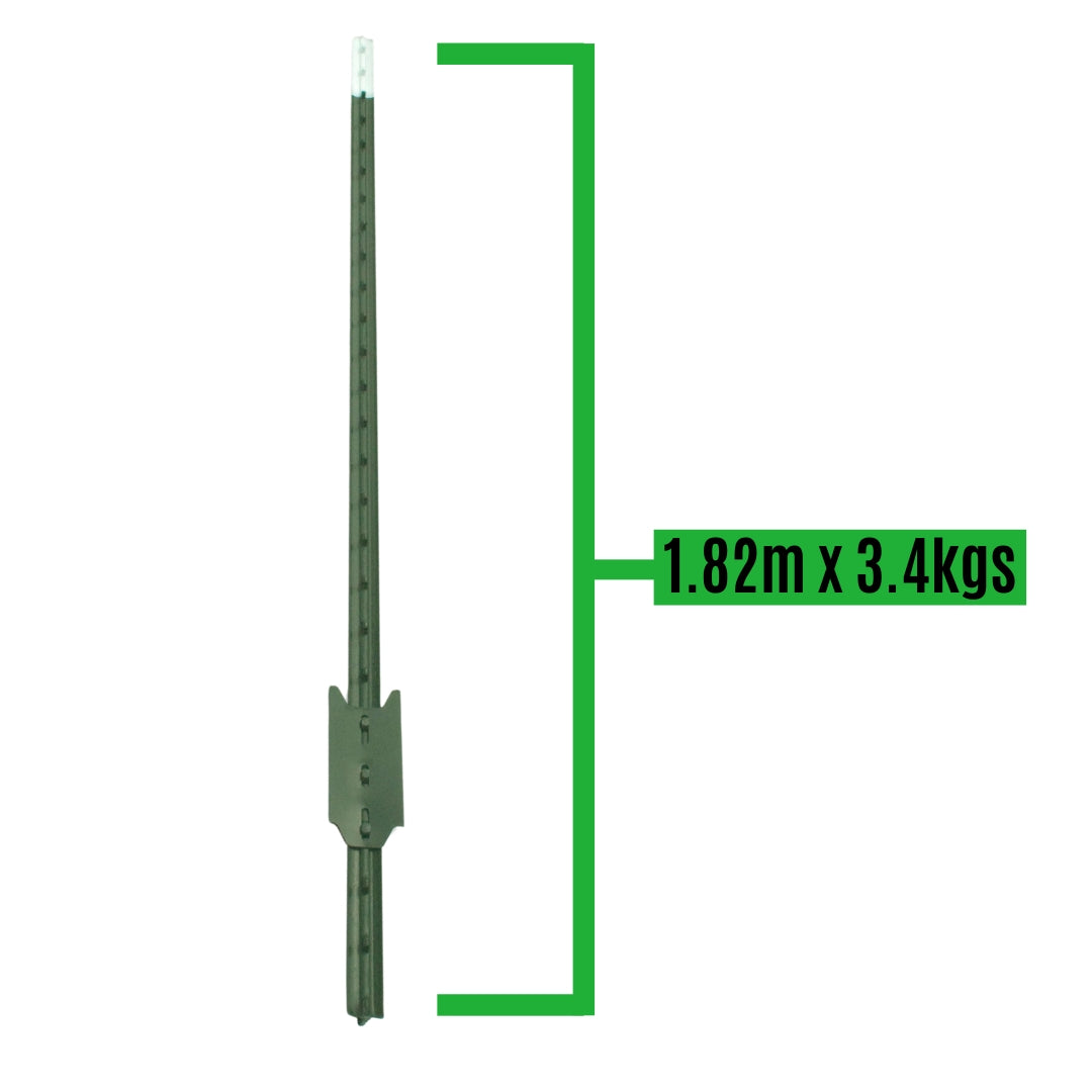 Poste T en Acero 1.82mtsx3.4kgs – New Farmers Power